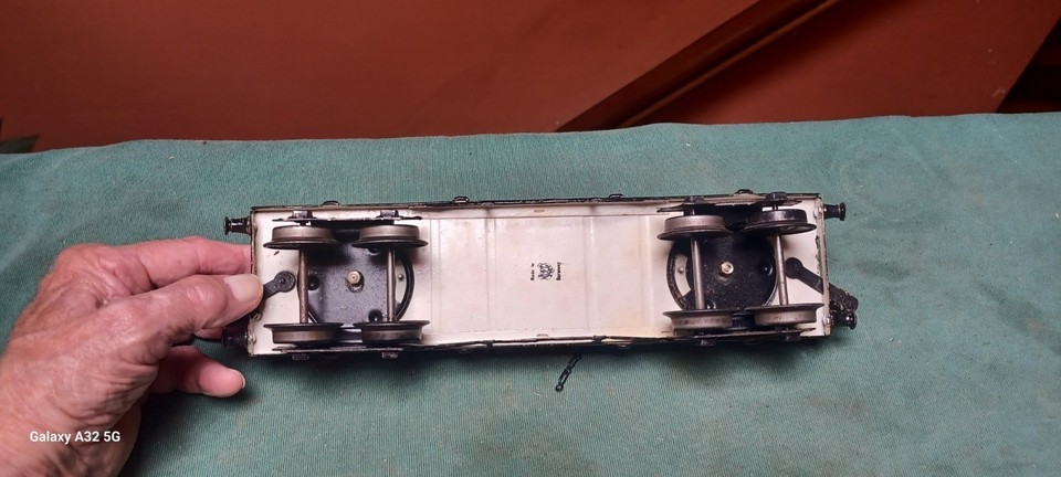 VERY NICE CLEAN EARLY MARKLIN 1 GAUGE 8 WHEEL FREIGHT OR LOG CAR | eBay