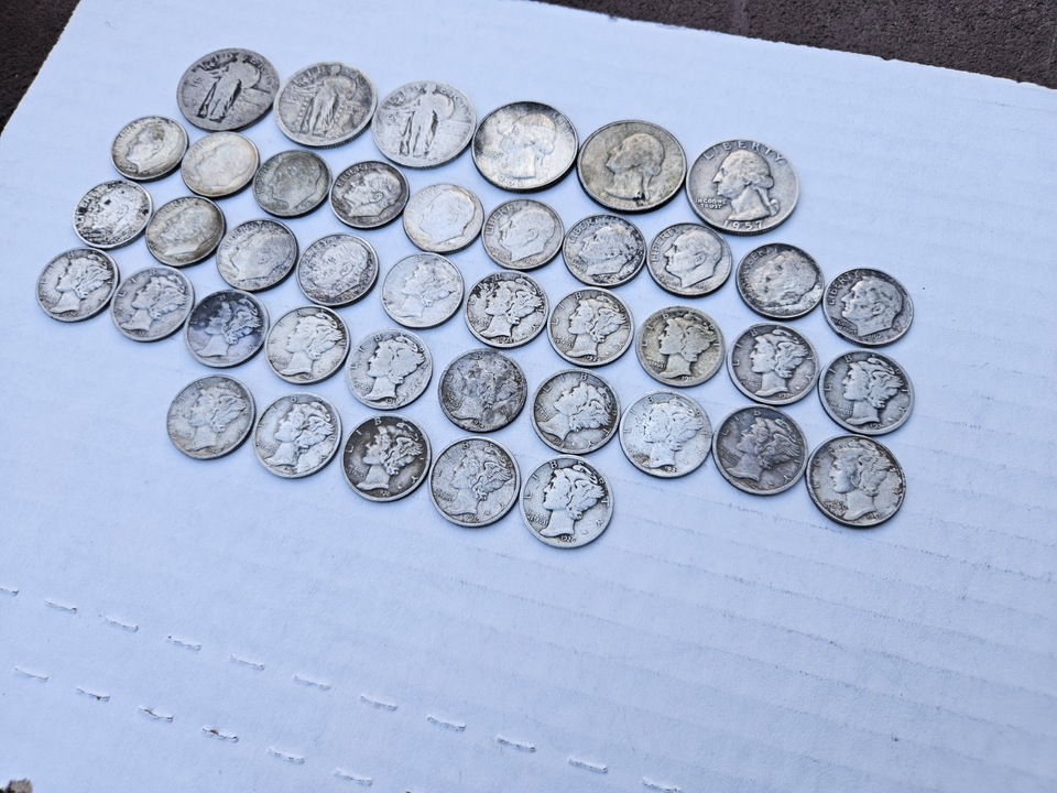 90% Silver $5 Face Value Scrap Junk Silver Lot | eBay
