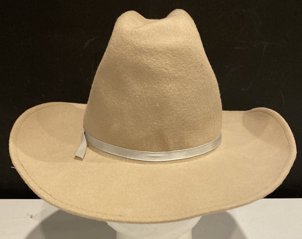 Distinctive Rockmount Ranch Wear Cowboy Hat Beige 7 1/8 USA | eBay