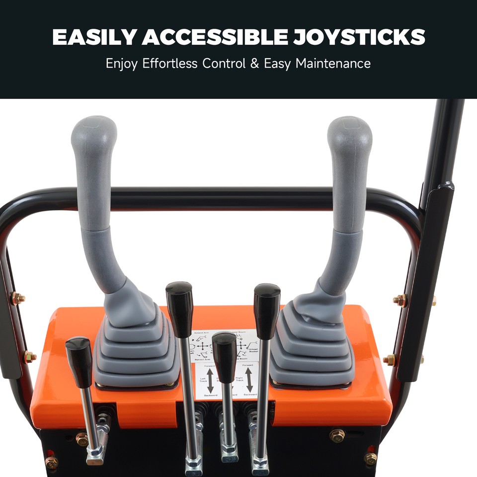 Mini Excavator 1T 1.3T 13.5hp 23hp Tracked Digger Kubota B&S Engine ...