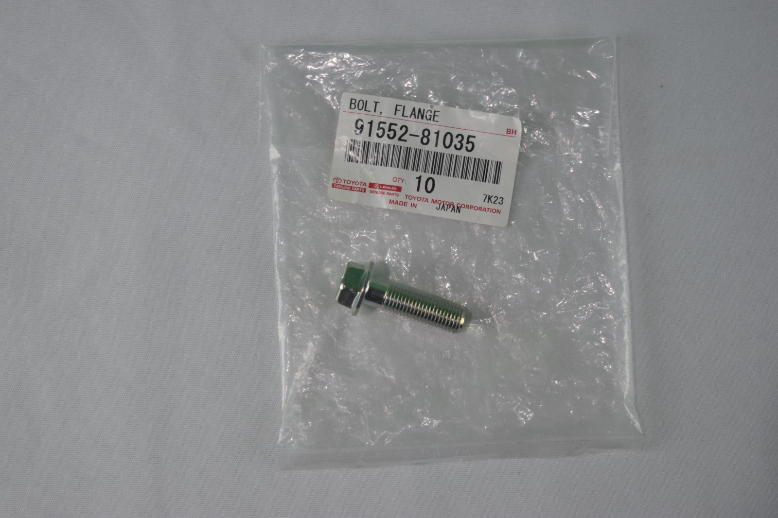 Genuine Toyota Idler Pulley Bolt (Single) 1x 90105A0126 / 9155281035 ...