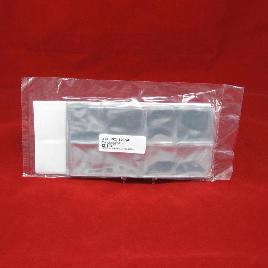 (400) 2" x 2" Frame A Coin Double Pocket Vinyl Coin Flips with Inserts ...