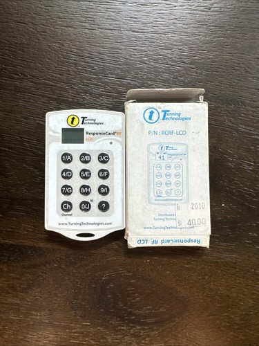 ResponseCard LCD RF-03 : Rf-03 by Turning Technologies Staff (2009 ...