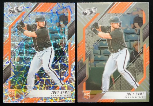 2021 Joey Bart 2X RC LOT Lazer & Base 2022 Panini National Gold VIP ...