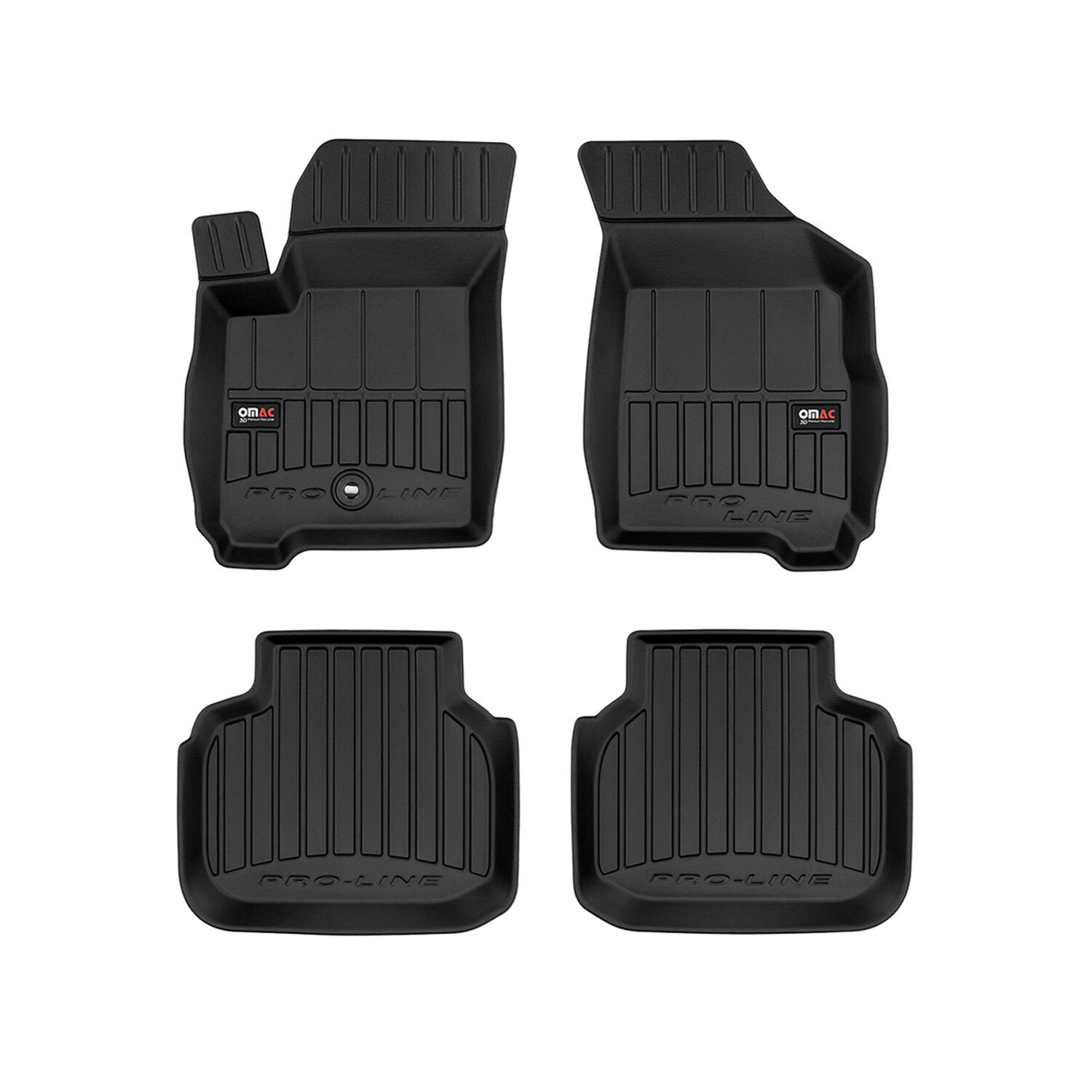 Floor Mats for 2008-2020 Dodge Journey All-Weather 2 Row Liner Set TPE ...