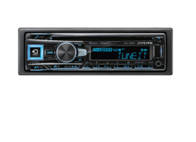 Alpine CDE-163BT In-Dash Receiver with Detachable Faceplate - Black ...