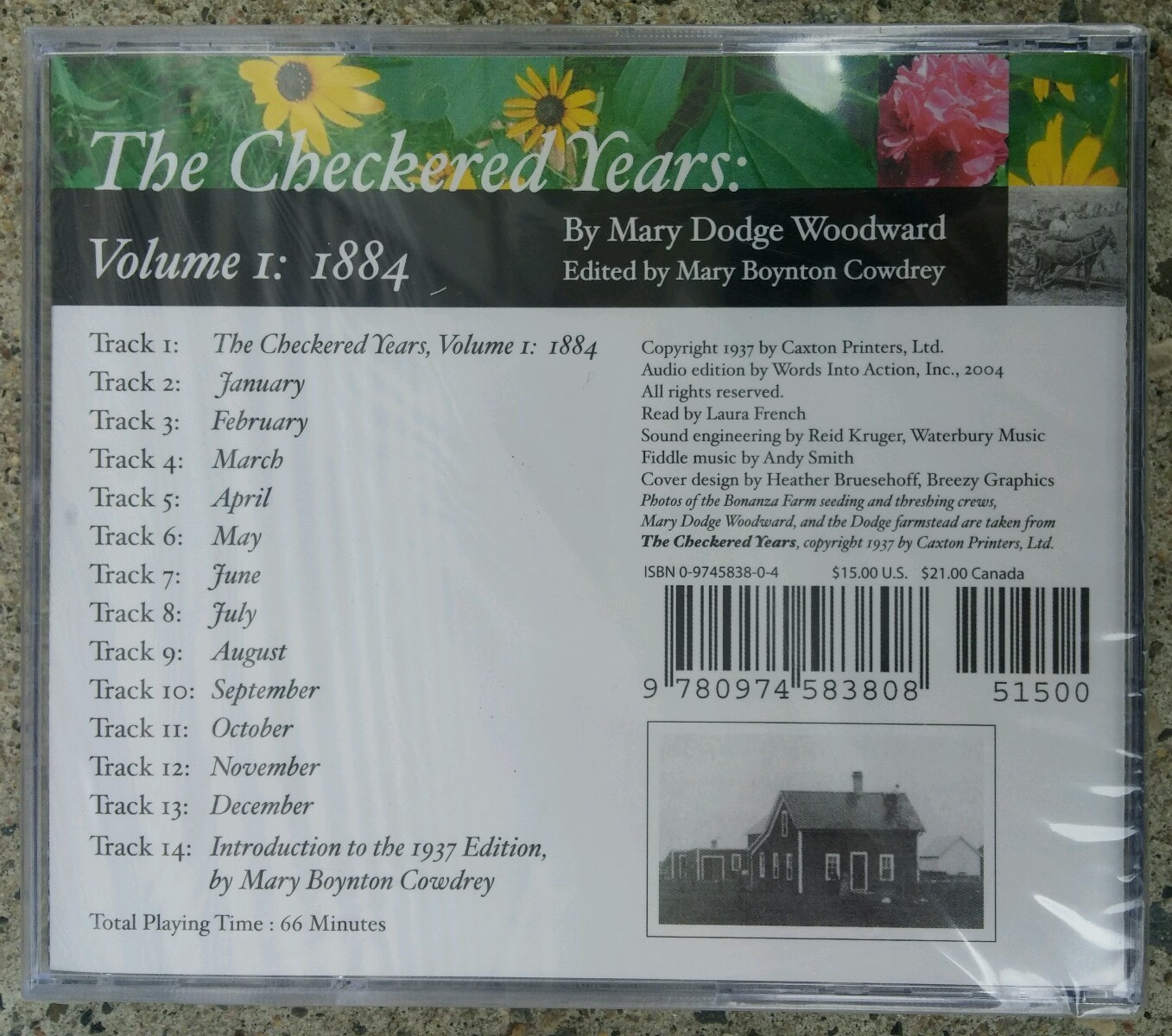 The Checkered Years Diary of Mary Dodge Woodward Audio Book CD Volume 1 ...