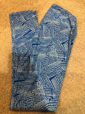 LULAROE 2020 UNITED STRONG AMERICANA 4TH JULY OS ONE SIZE LEGGING Blue ...