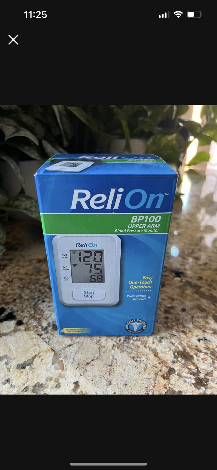 ReliOn BP100 Upper Arm Automatic Blood Pressure Monitor 605388043863| eBay