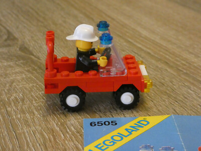Lego City Town Set 6505 Fire Chief's Car (1988). | eBay