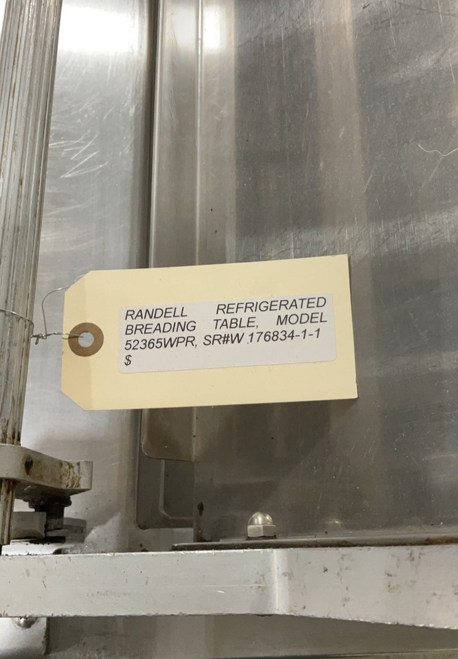 Randell Refrigerated Breading Table, 65”, 120v | eBay