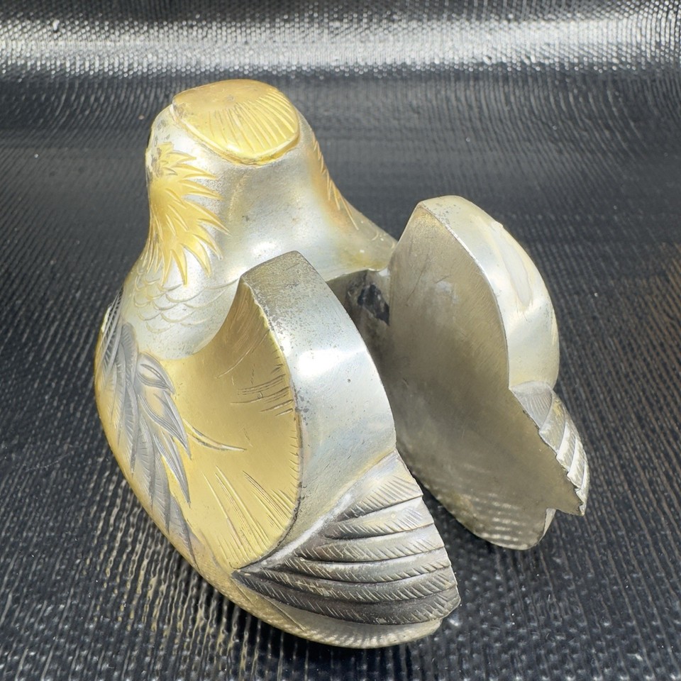 Antique Meiji Period Single Japanese Screen Holder Mandarin Duck Bird ...