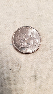 2004 P wisconsin quarter error COIN | eBay
