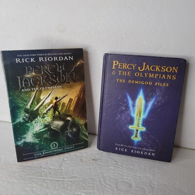 2 Percy Jackson Graphic Novels Olympians The Demigod Files The ...