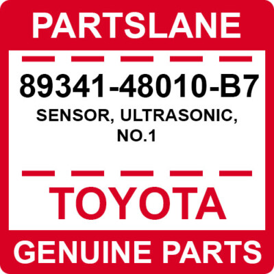89341-48010-B7 Toyota OEM Genuine SENSOR, ULTRASONIC, NO.1 | eBay