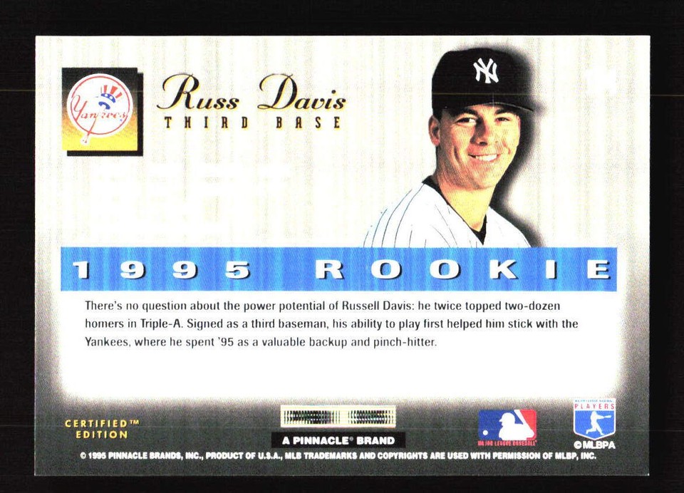 1995 Select Certified Russ Davis #104 RC | eBay