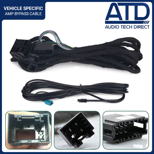 Amp Bypass Cable For Mercedes GL ML W163 W164 D2B MOST Fibre Optic 6m ...