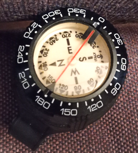 Scuba Diving Navigation Compass Module W/Strap - Made in Italy | eBay