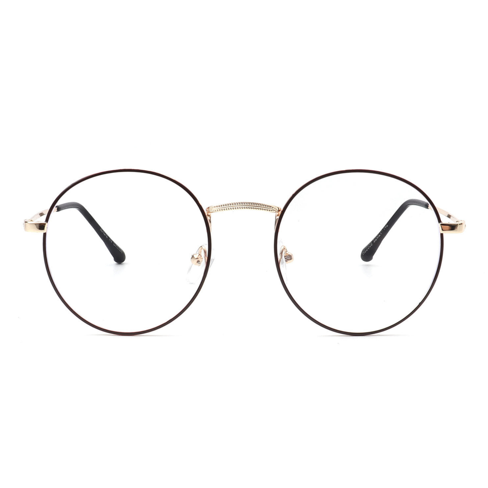 Classic Round Blue Light Blocking Computer Protection Glasses Eyewear ...