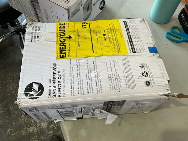 Rheem RTEX-08/RETEX-08 Tankless Electric Water Heater | eBay