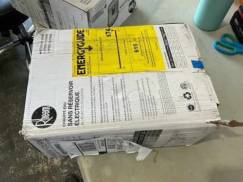 Rheem RTEX-08 Tankless Electric Water Heater | eBay