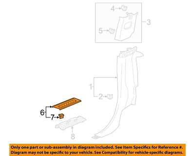 GM OEM 19-23 Sierra 1500 Cab Interior Trim-Rear Sill Plate 84504230 | eBay