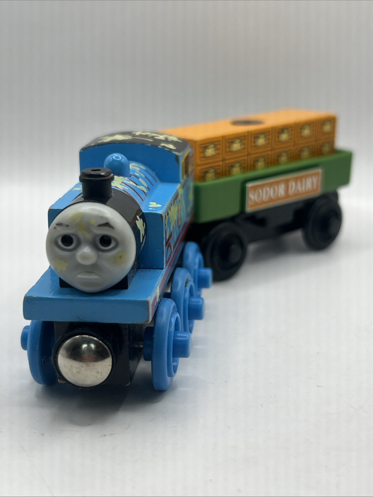 Thomas & Friends Wooden Train CHEESE COVERED THOMAS & LAUNCHING CHEESE ...