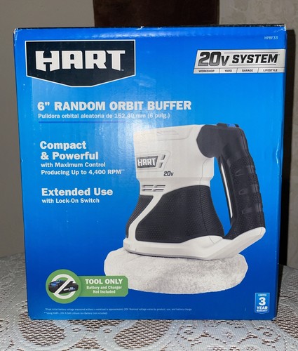 HART 6” Random Orbit Buffer 20V System ($39 Retail) 810022394243| eBay