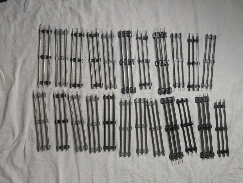 Vintage Lionel Train Tracks Remotes Switches Curved Straight Lot Of 54 ...