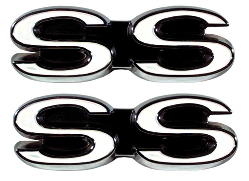 Trim Parts Front Fender SS Emblem Set For 1968 Chevy Camaro Models USA ...