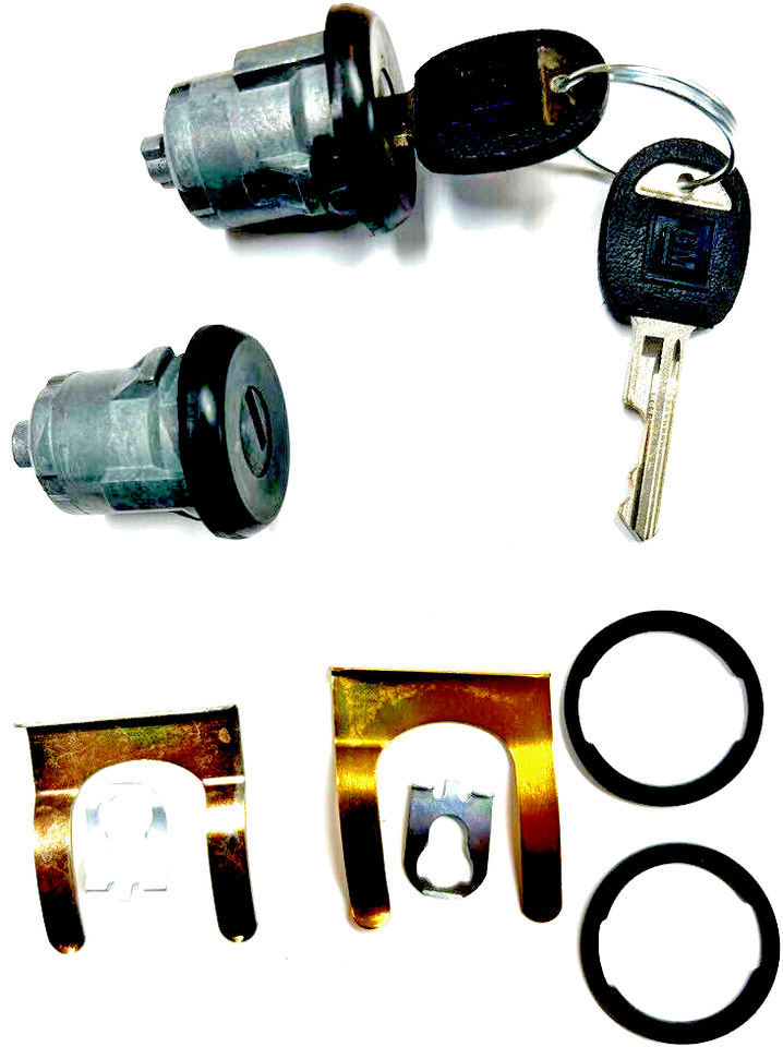 S10 Blazer S15 Jimmy 83-94 Door Cylinder Pair & Rear Lock Set Black 2 ...