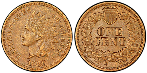 1868 Indian Cent PCGS, Doubled Liberty XF45 Snow-5 | eBay