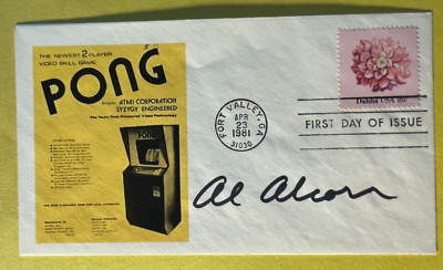 SIGNED AL ALCORN FDC AUTOGRAPHED FIRST DAY COVER - PONG INVENTOR | eBay