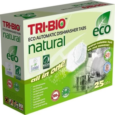 Dishwasher Tablets Tri-Bio Natural All In One, 25 Pcs. | eBay