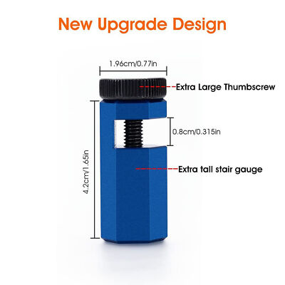 (Blue)Stair Gauges For Framing Square Stops Attachment Jigs Non Slip ...