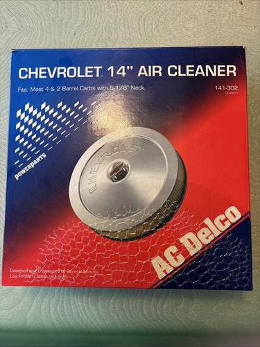CHEVROLET 14” AIR CLEANER. AC Delco (BOX ONLY). | eBay