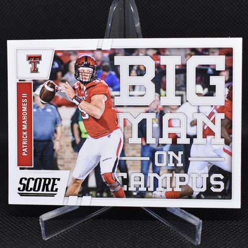 2017 Panini Score #6 Patrick Mahomes II * BIG MAN ON CAMPUS * TexasTech ...