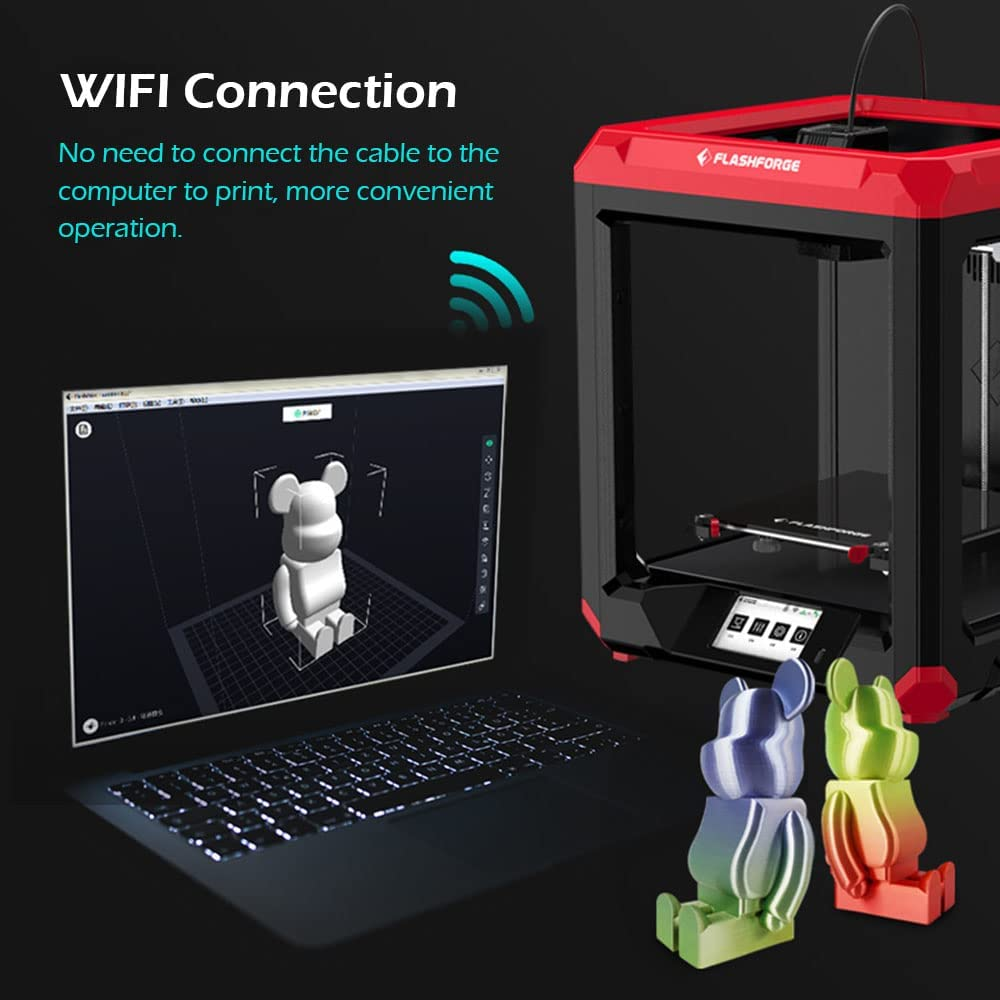 FLASHFORGE Finder 3 3D Printer with Dual Platforms, Larger Print Size ...