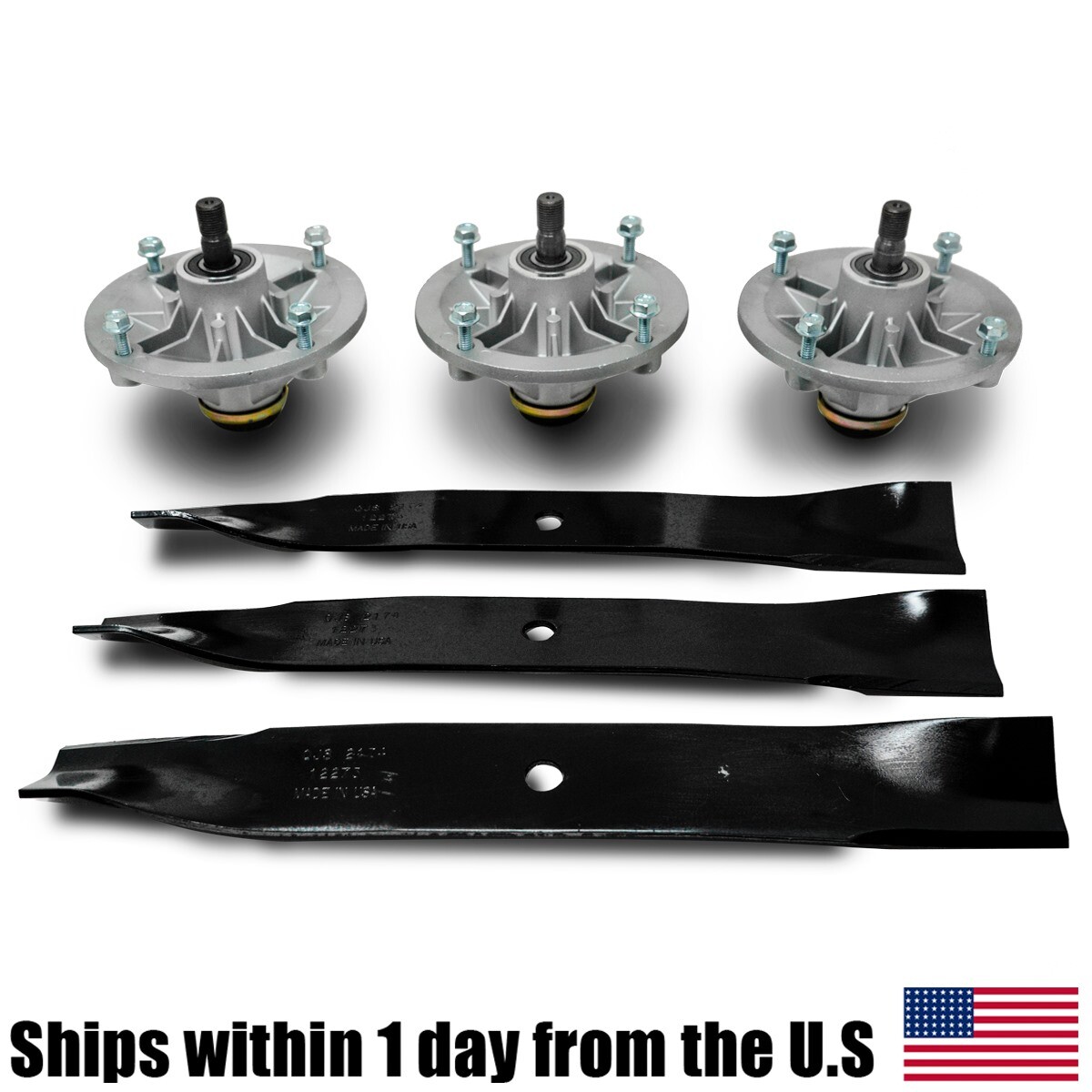50" Deck Spindle & Blades Kit For Toro 117-1192 110-6837-03 TimeCutter ...