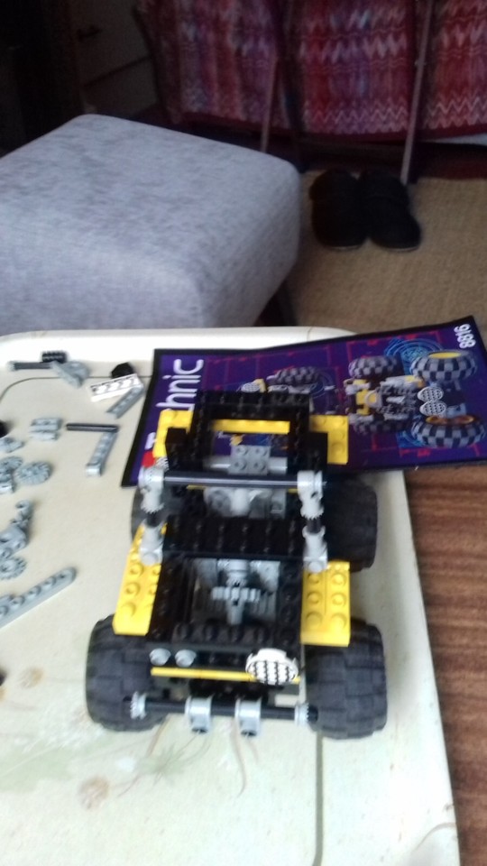 LEGO 8816 BUGGY X 3 +Lego 8720: Technic 9V Motor Set FULLY WORKING AND ...