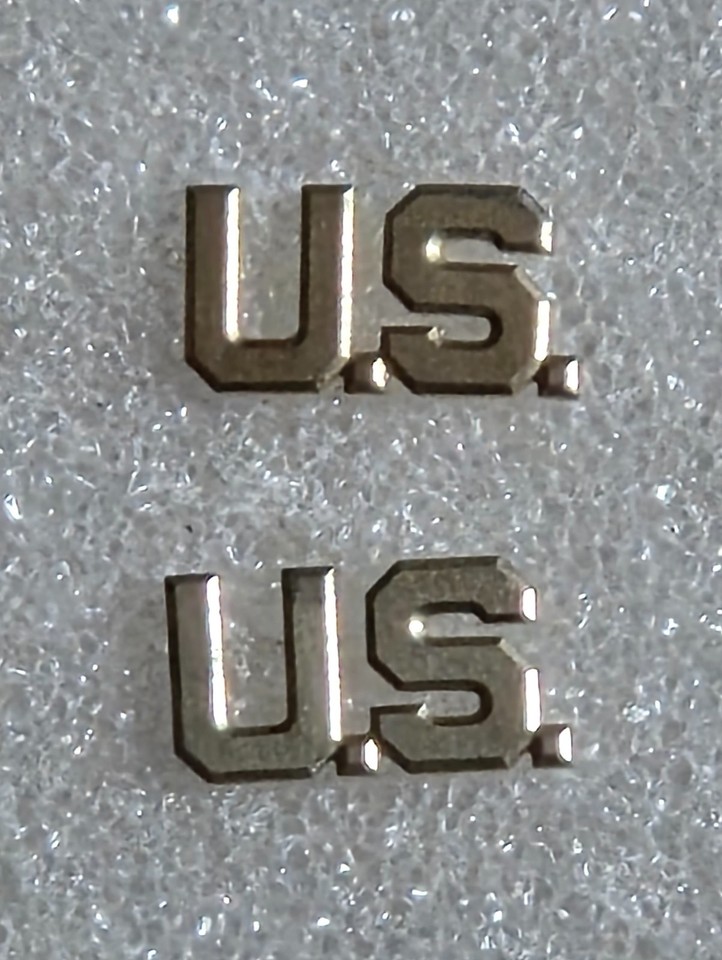 Genine USAF patch & pins - 1 old pair Officer collar lapel insignias ...