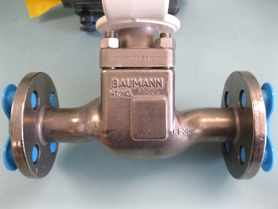 1/2" 150# Fisher 24000CVF SS Actuated Control Valve 3661 Positioner NEW ...