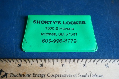 Vintage Advertising Shorty's Locker Mitchell South Dakota Lot 25-8-B | eBay