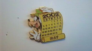 DISNEY 12 MONTHS OF MAGIC CALENDAR SERIES GOOFY MAY 2002 PIN *~* | eBay