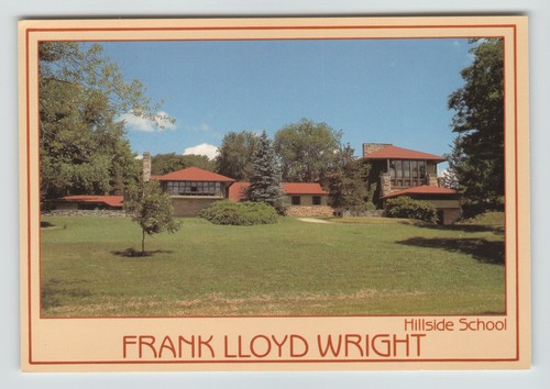 Postcard 4x6 WI Frank Lloyd Wright Hillside Home School Spring Green | eBay