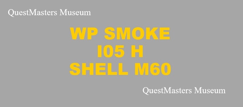 U.S. WWII 105mm M60 WP Smoke Shell Stencil, Stencil 160a | eBay