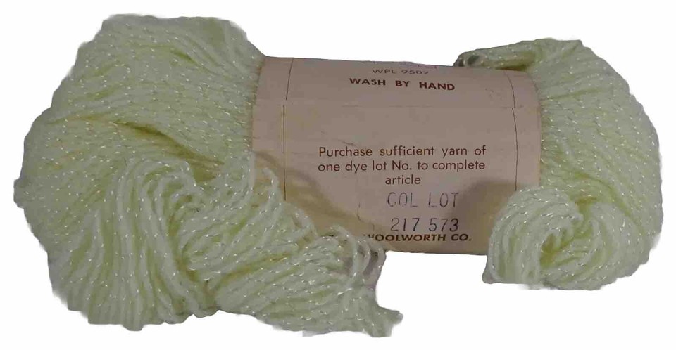 Crimp Yarn Pompadour Vintage Wool Co Knitting Crochet Craft | eBay