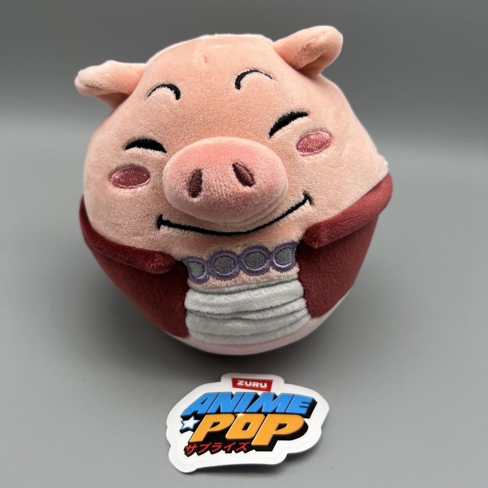 Zuru Anime Pop Plush Tonton Naruto 5" Pig & Sticker Read Description | eBay