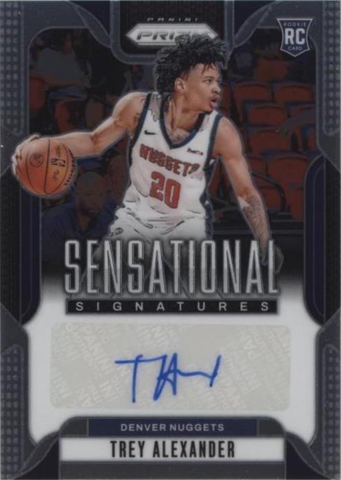 2024-25 Panini Prizm - Sensational Signatures Trey Alexander #SS-TRA ...