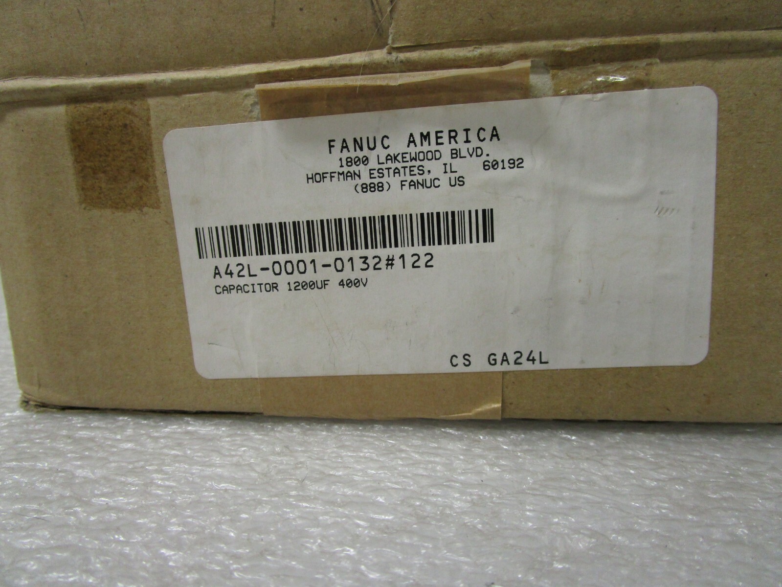 Fanuc America CNC Board A42L-0001-0132#122 200UF 100V CS GA24L C-78530-3 | eBay